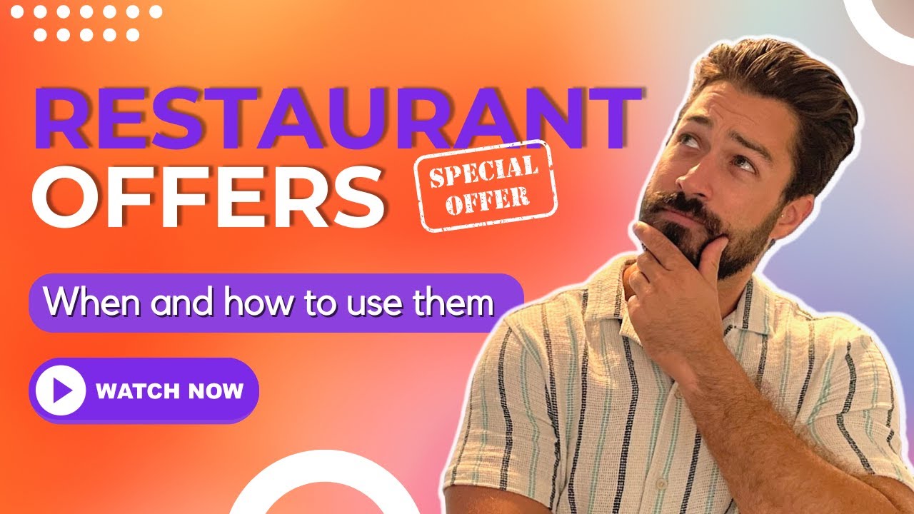 Best Restaurant Marketing Techniques - Restaurant Offers - YouTube