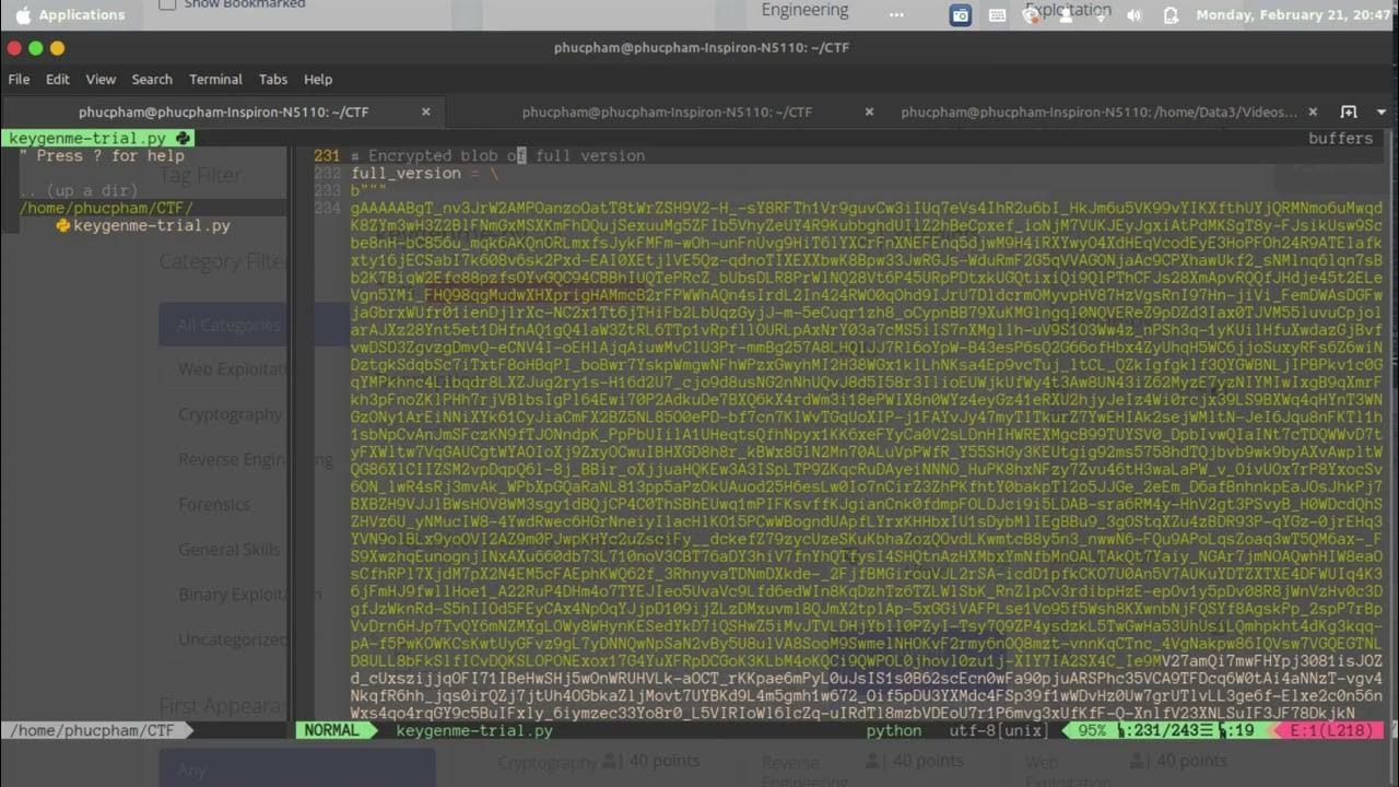 picoCTF || Keygenme-py - YouTube