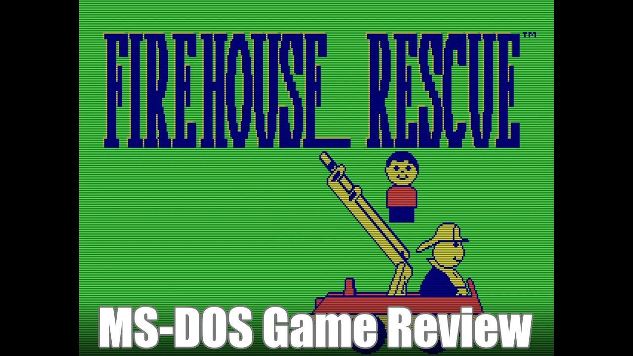 Fisher Price - Firehouse Rescue - 1988 - MS-DOS Game Review - YouTube