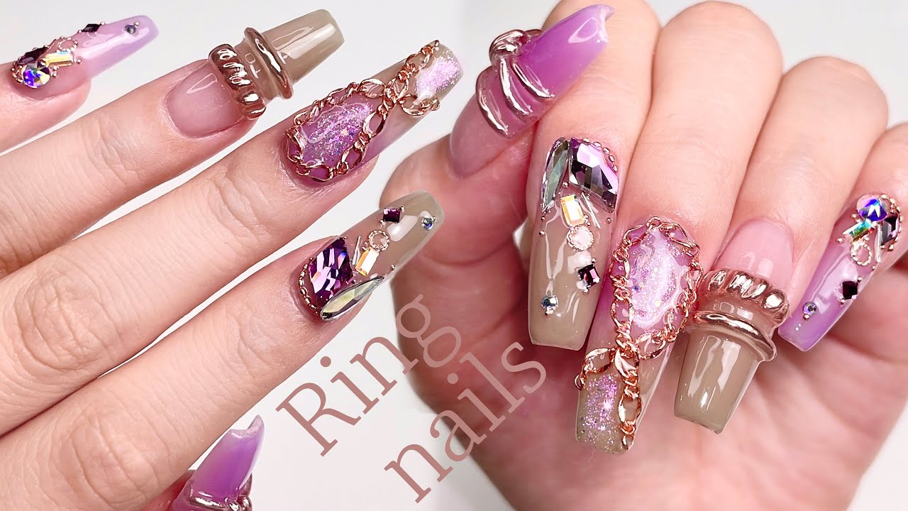 마음대로 반지네일💍💅 손으로 만지는 젤이 있다😮 폴리젤연장 셀프네일 네일아트 손톱연장 네일 Asmr Youtube