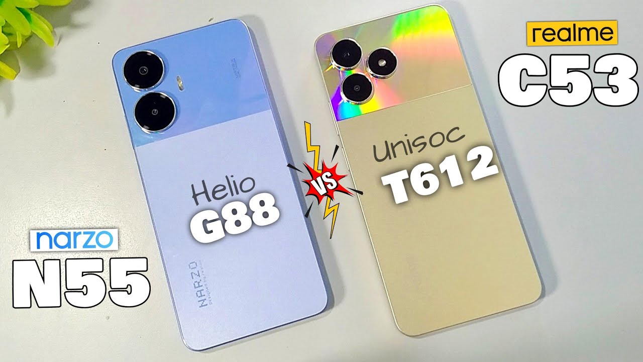 Realme C53 Vs Narzo N55 Speed Test | Helio G88 Vs Unisoc T612 | Atul ...