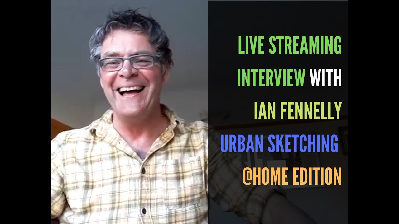 Ian Fennelly Urban Sketching @Home Edition - YouTube