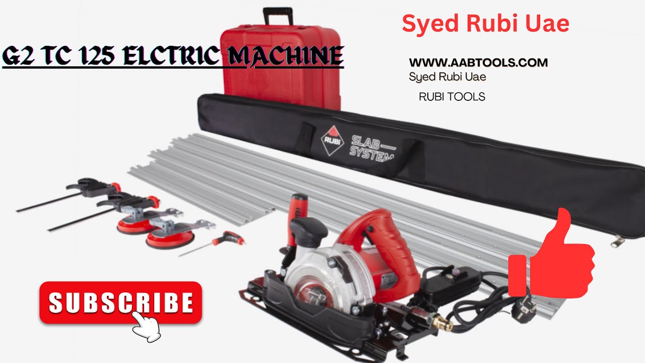Rubi Tc 125 | Rubi Saw | Electric Machine | Rubi Tools UAE - YouTube