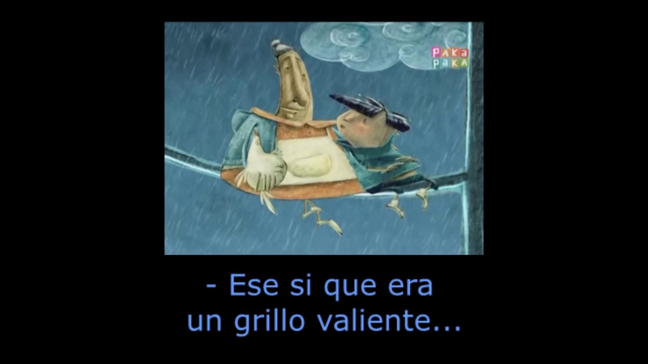 CUENTO: "EL GRILLO Y EL TIGRE" (SUBTITULADO) - YouTube