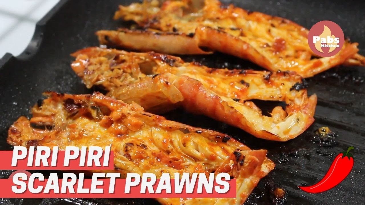 Spicy Piri Piri Pan-Grilled Prawns Recipe | Grilling Tips & Tricks 🦐🔥 ...