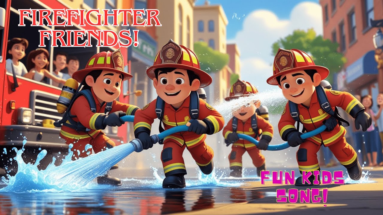 Firefighter Friends 🚒🔥 | Fun Kids Song! - YouTube