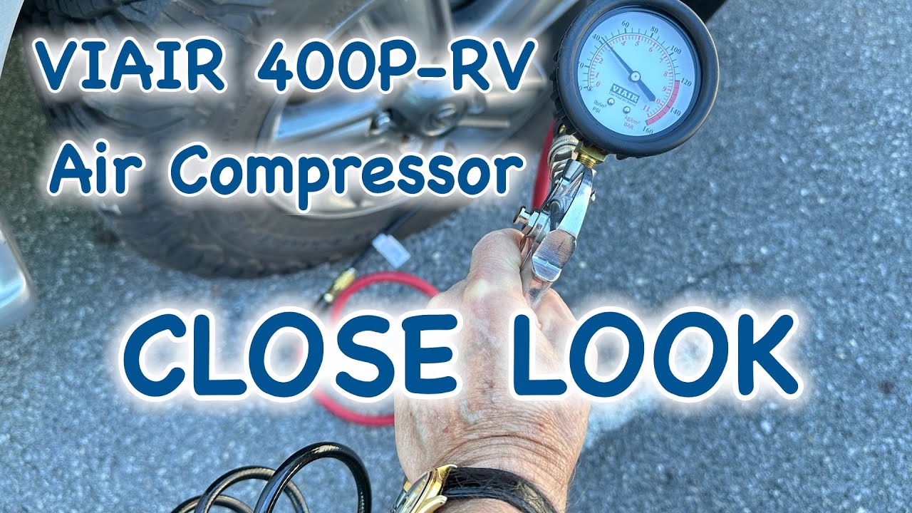 VIAIR 400P RV Air Compressor CLOSE LOOK in 4k UHD - YouTube