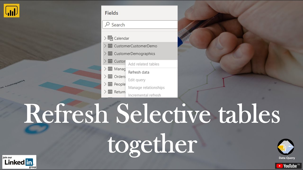 Refresh Selective Tables Together In Power BI YouTube Refresh Selective Tables Together In Power BI YouTube