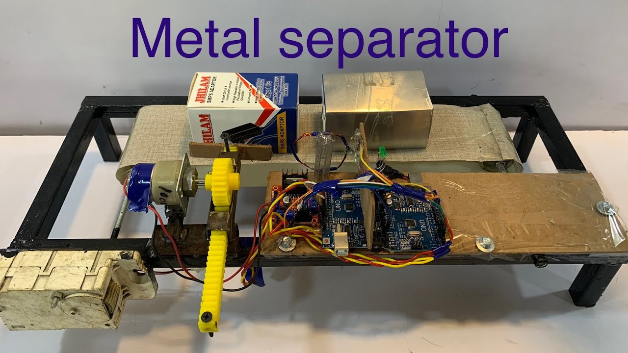 Metal separator mechanical engineering final year project - YouTube