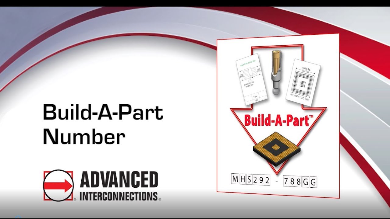 Advanced Interconnections Build-A-Part™ Video - YouTube