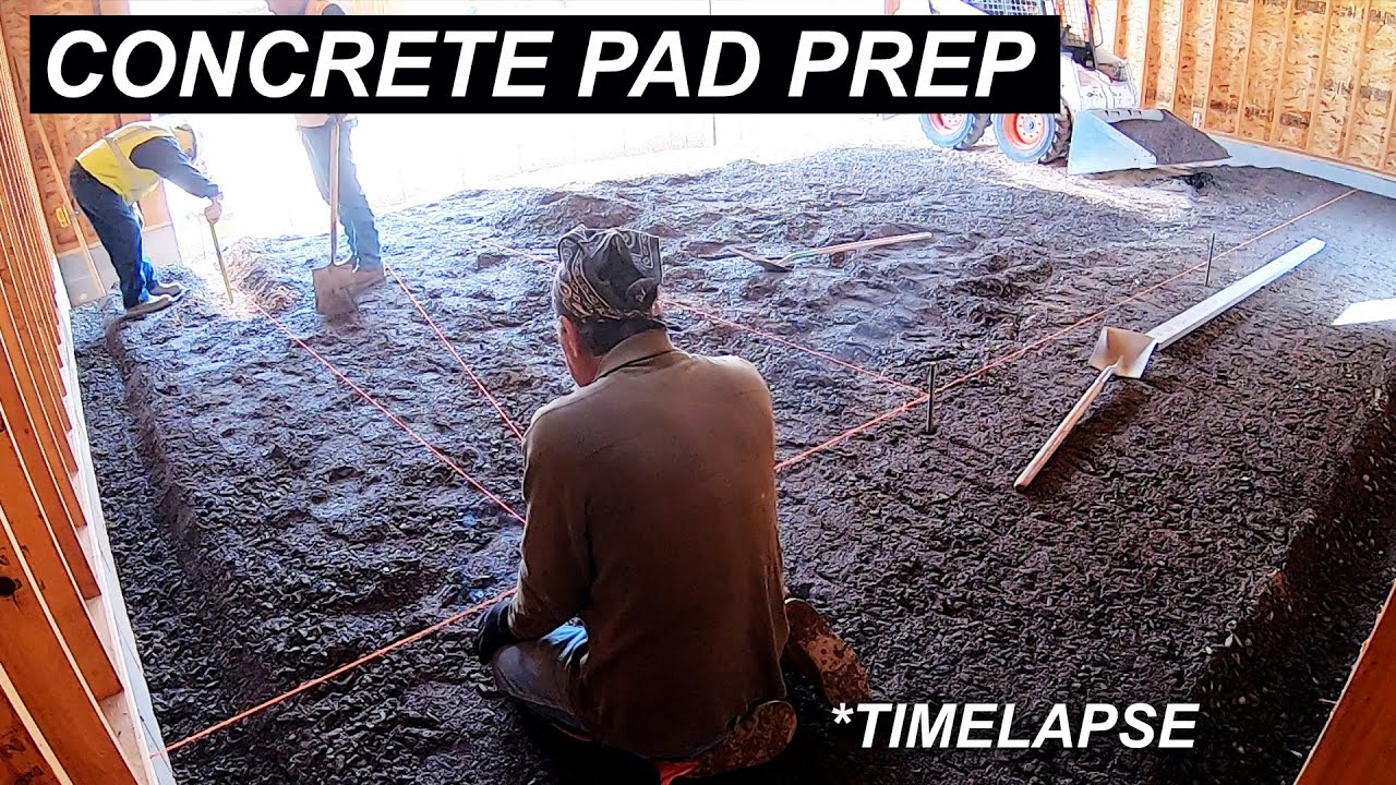 Polished Concrete PAD Prep Timelapse | Construction - YouTube
