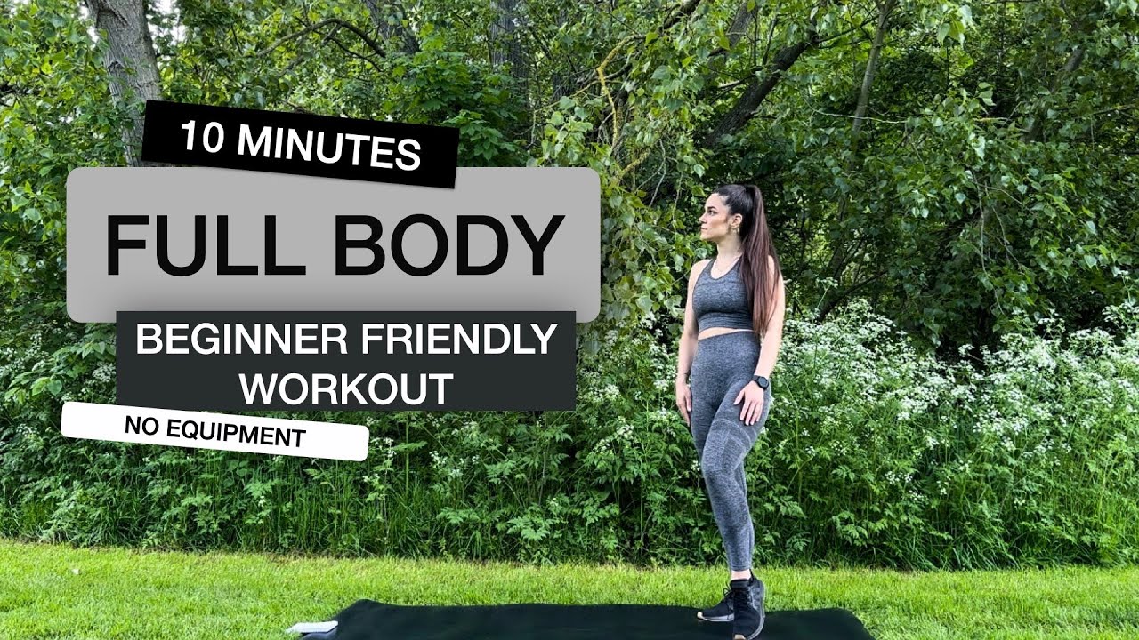 FULL BODY BEGINNER WORKOUT/NO Jumping, NO Equipment/10MIN/ Apartment ...