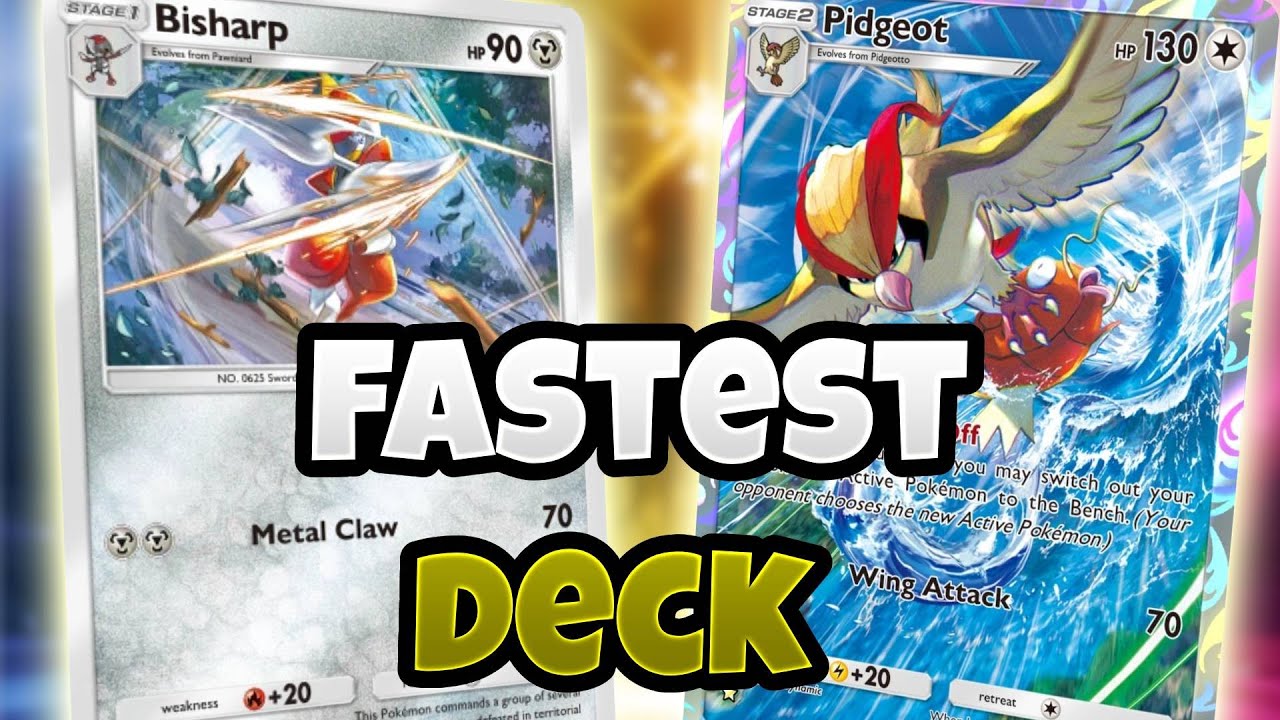 THE FASTEST DECK You’ll EVER PLAY: BISHARP And PIDGEOT | Pokemon TCG ...