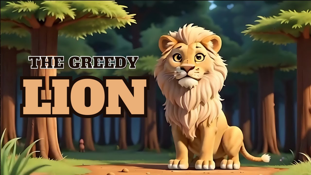 The Greedy Lion | Kids Story - YouTube