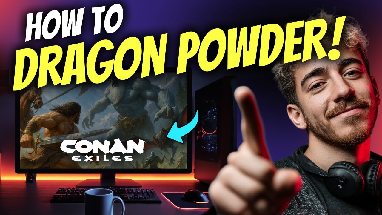 How to GET DRAGON POWDER in CONAN EXILES (Step by Step) - YouTube