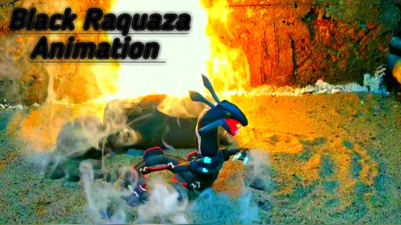 Pokemon Raquaza animation / Pokemon Raquaza clay art - YouTube