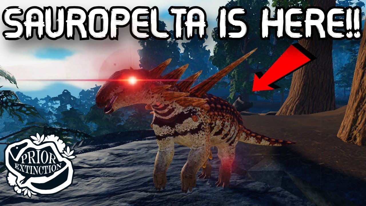 Sauropelta Gameplay & PVP | Uplands Update | Prior Extinction - YouTube