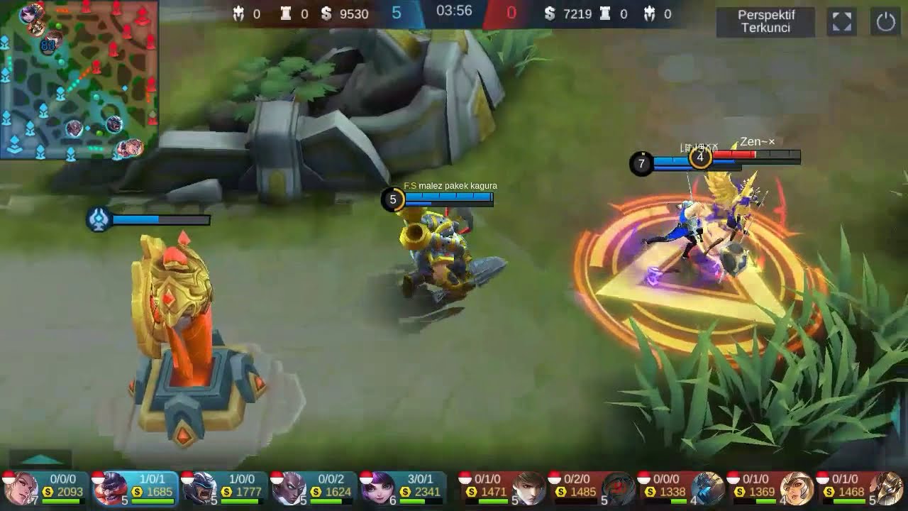 franko game play mobile legend| auto tarik:v - YouTube