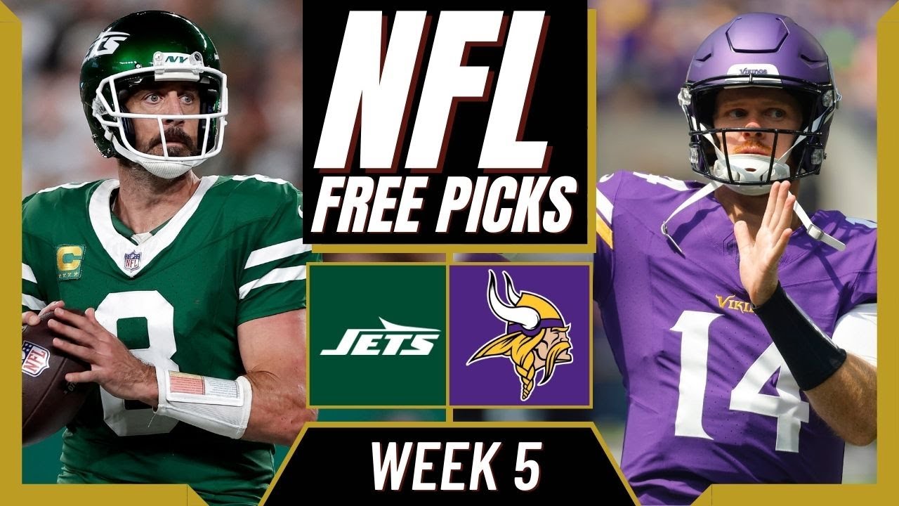 NFL Week 5 Picks | JETS vs VIKINGS Free Picks Today | NFL Week 5 ...