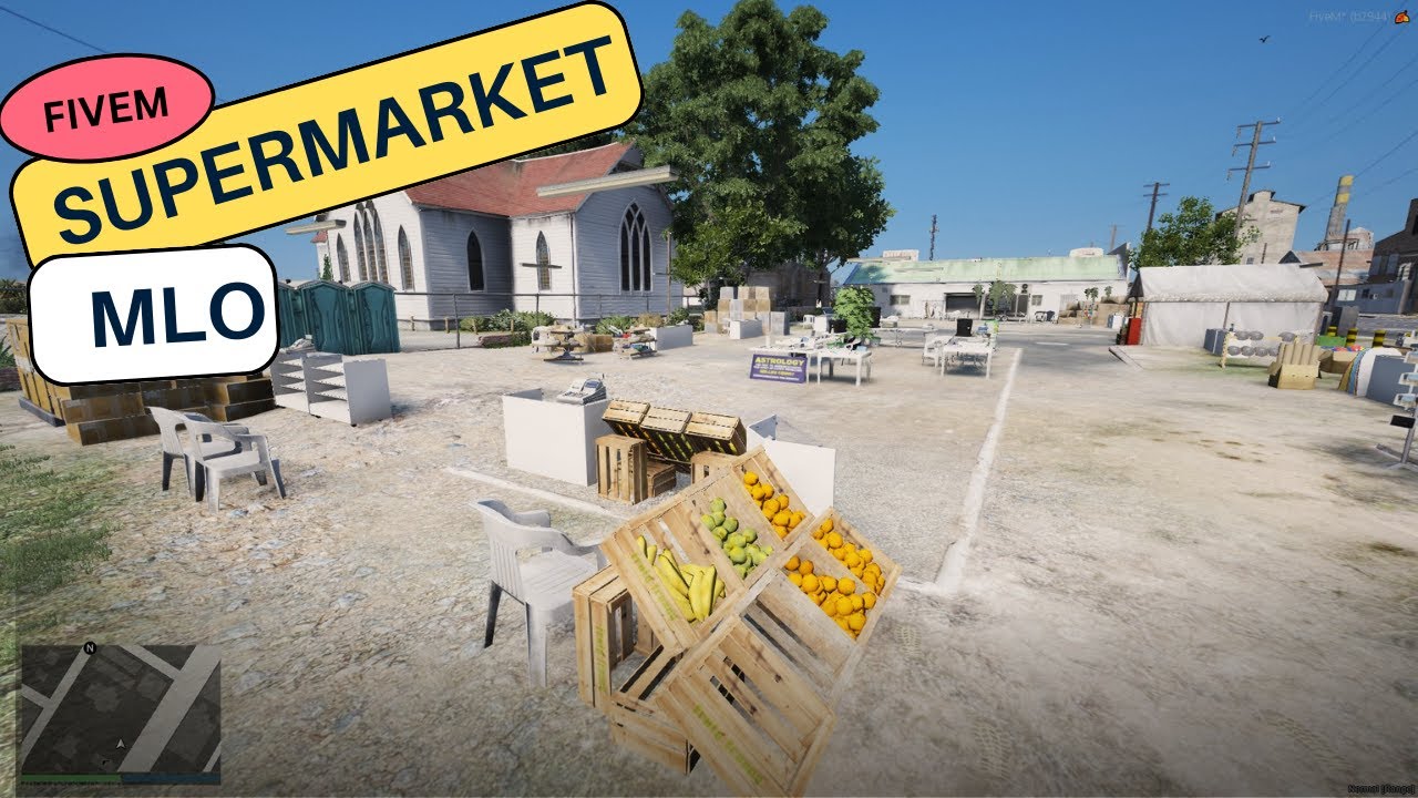 Fivem Supermarket Mlo Interior & map for fivem mlo | GTA V - YouTube
