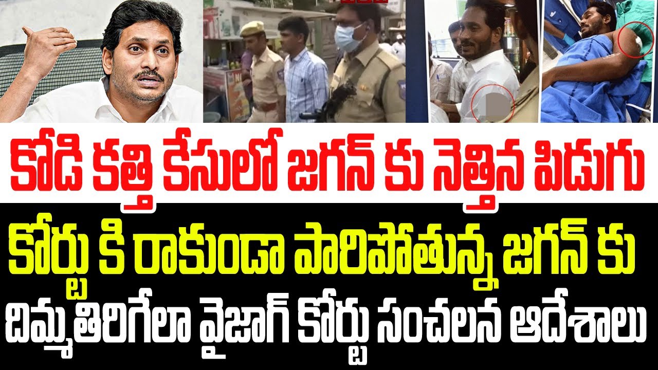 కోడి కత్తి కేసులో జగన్ నెత్తిన పిడుగు జగన్ కు దిమ్మతిరిగేలా వైజాగ్