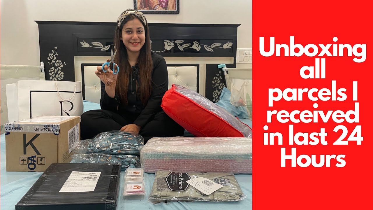 Unboxing all parcels I received in last 24 hours | Source of income for Instagram Influencers ...