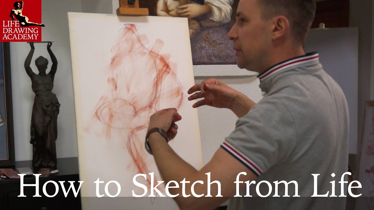 How to Sketch from Life in Sanguine - YouTube