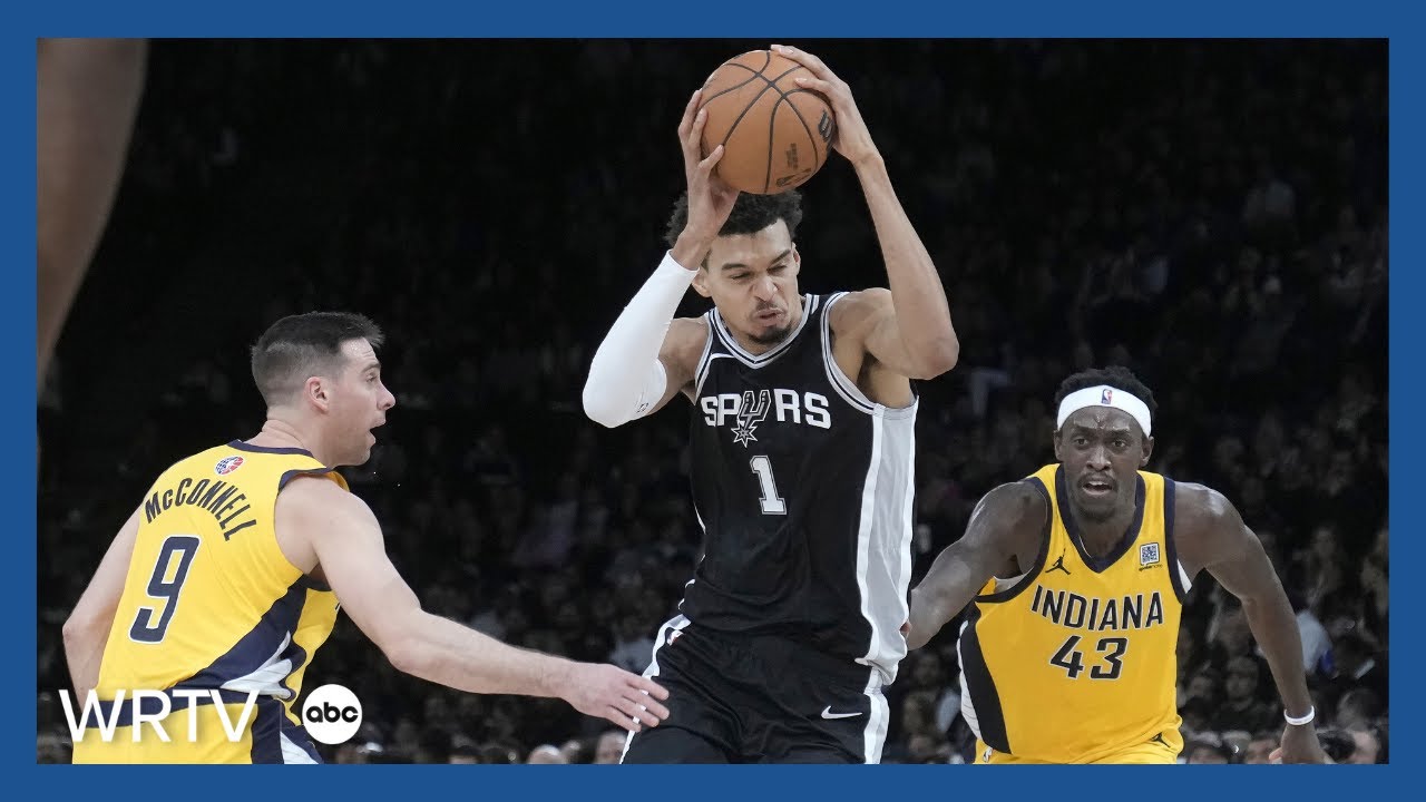 Pacers first game in Paris ends in a loss - YouTube