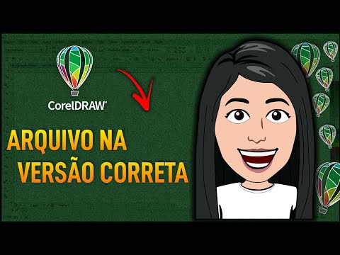 Como Converter / Salvar Arquivos Corel Draw para Versões Anterioes ...