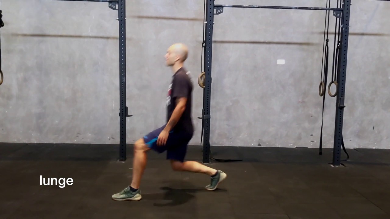 [MOVIMENTOS DO CROSSFIT] LUNGE - YouTube