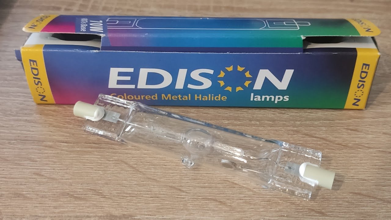 70w Colored Metal-halide lamp (blue (HQL, HIT-DE)) - YouTube