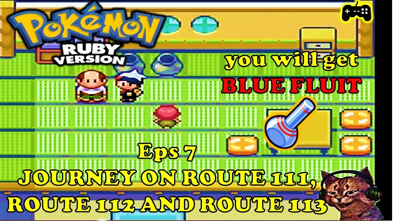 Pokemon Ruby Complete Walkthrough Part 7 journey on route 111, route ...