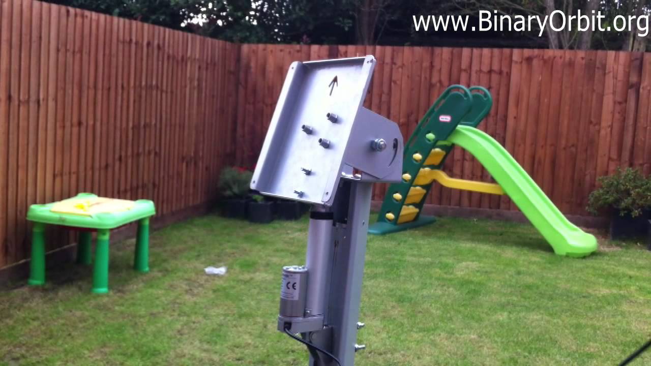 Arduino Solar Tracker. Horizontal Axis. Linear Actuator Powered. - YouTube