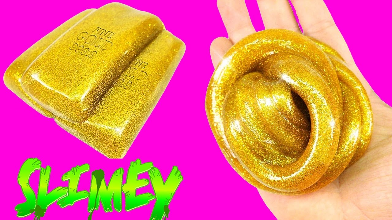 Satisfying Gold Slime Compilation Part 1 - YouTube