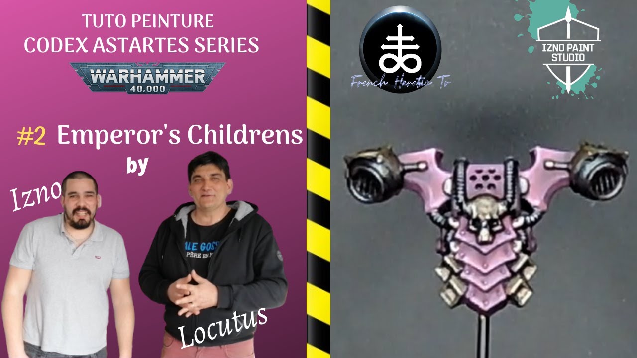 TUTO - Peindre Codex Astartes - PART#2 - LES EMPEROR'S CHILDRENS - YouTube