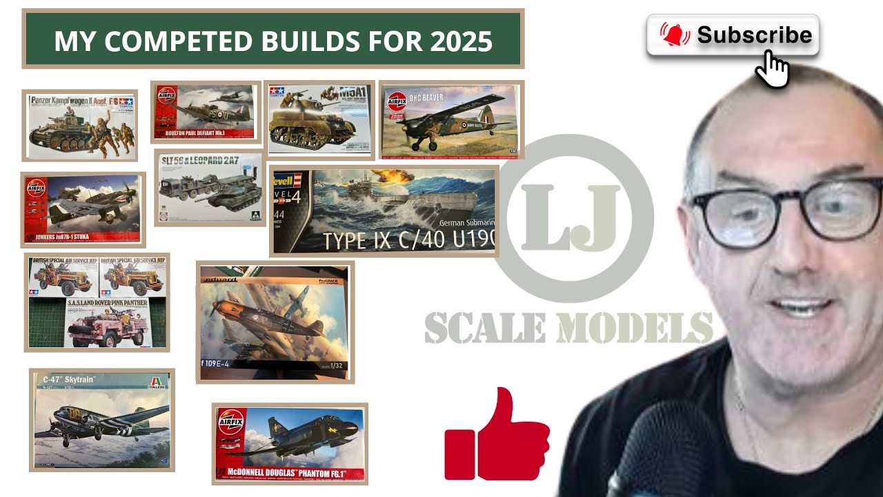 All MY 2025 BUILDS! - FULL YEAR SCALE MODELLING REVIEW - YouTube
