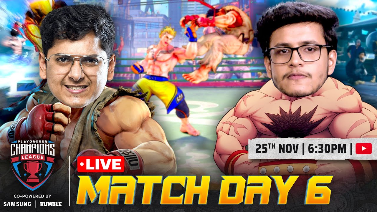 PGCL 2023 | Live Match Day 6 | @8bitrebel @iamvanshajsingh @8bitAKSHU07 ...