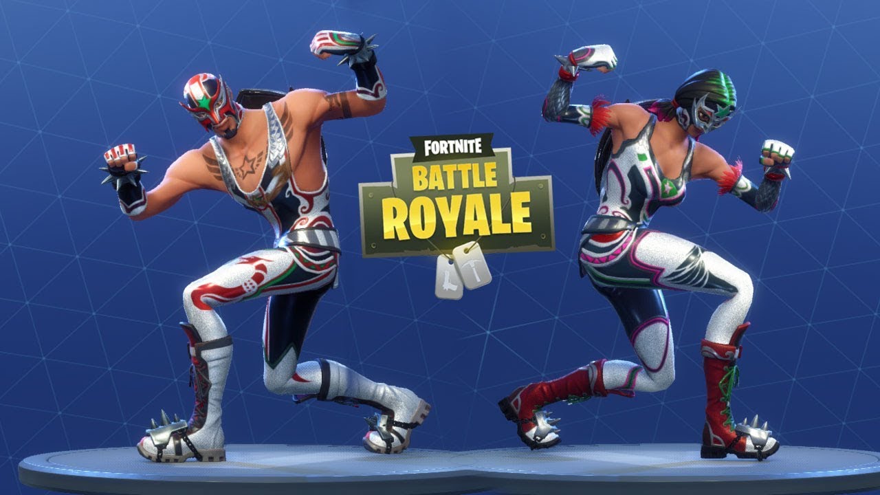 NUEVAS SKINS DE LUCHADORES | FORTNITE: Battle Royale - YouTube