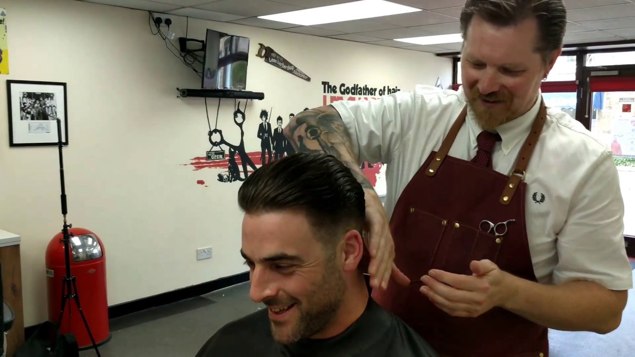 Lee Chadwick Gentlemen's Hairdresser Barber Morecambe - YouTube