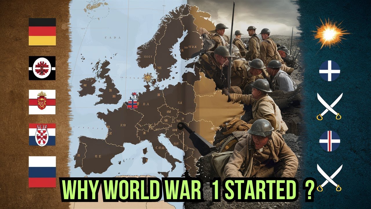 World War I Explained: Why It Started and Countries Involved - PART 1 # ...