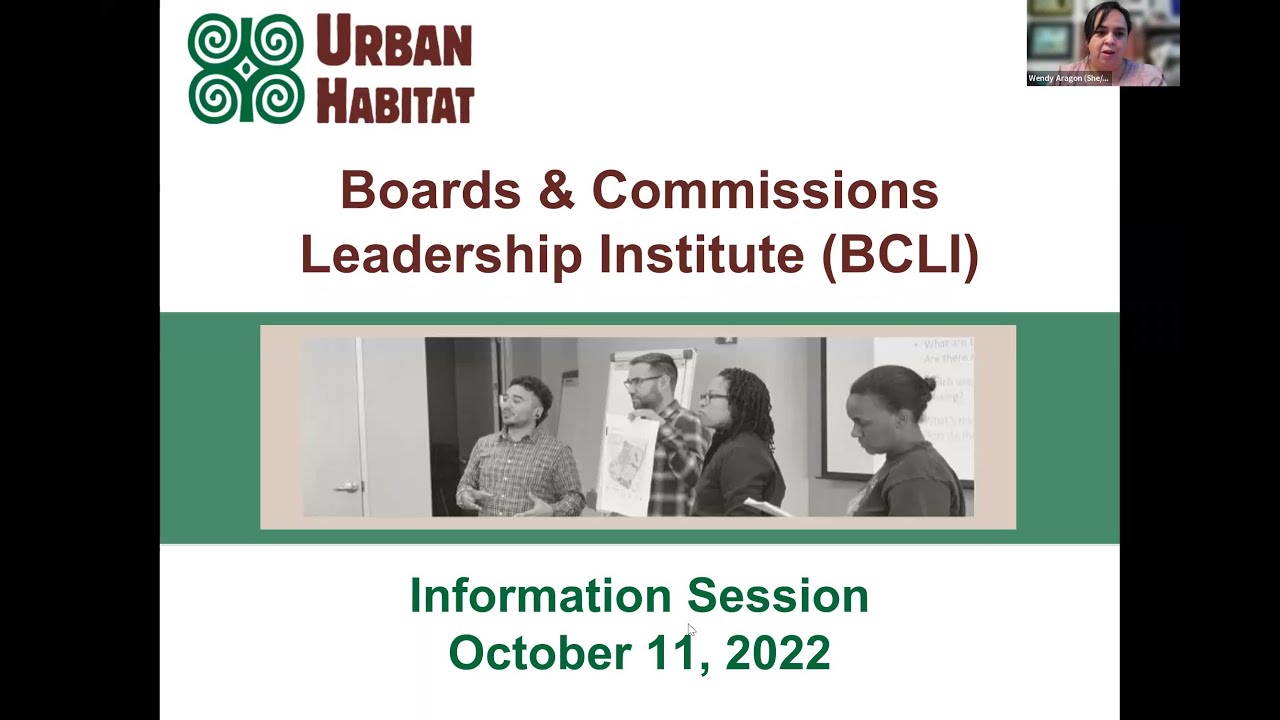 Boards and Commissions Leadership Institute Information Session 10/11 ...