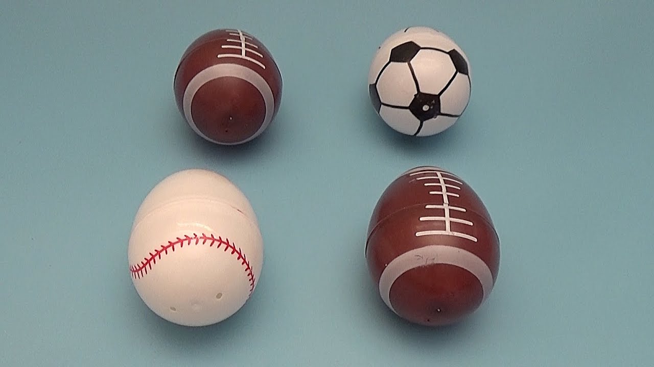 Surprise Egg Matching Game for Kids! Fun Learning Contest! Sports ...