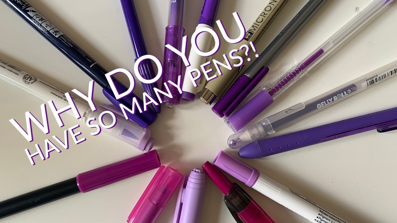 Why Do I Have So Many Pens?! | Journaling Tips & Tricks - YouTube