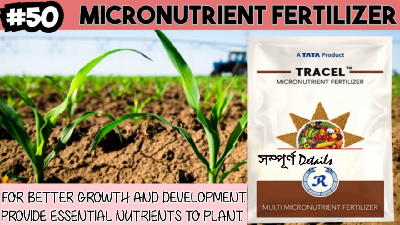 Tracel Micronutrient fertilizer||for better growth of vegetable||fhosol ...