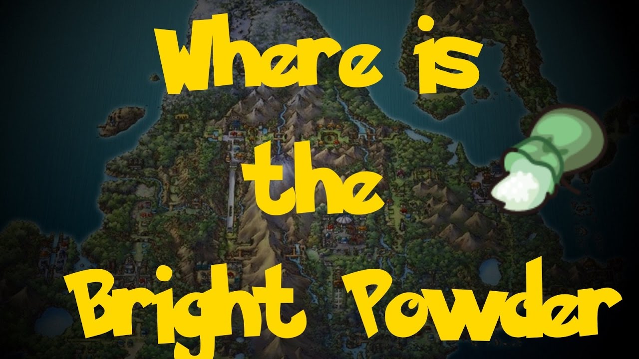 Where Is: The Bright Powder (Pokemon Diamond/Pearl/Platinum) - YouTube