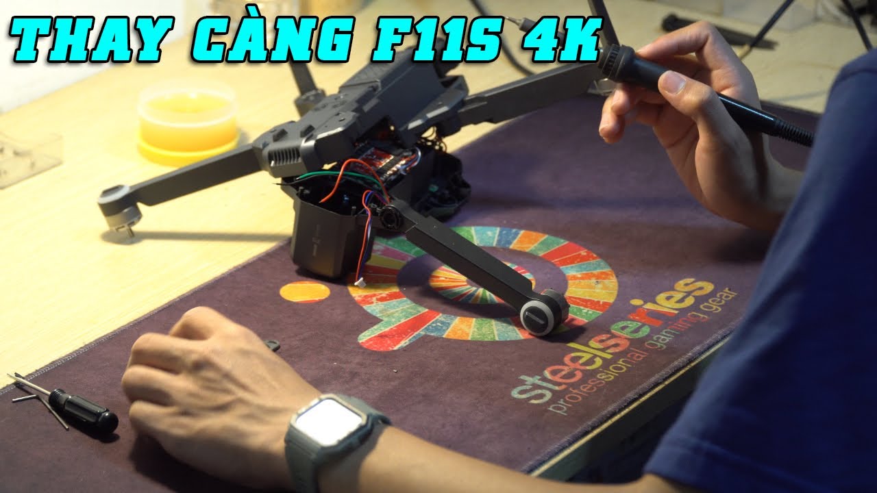 Hướng Dẫn Thay Càng Flycam F11s 4K Pro | Sửa Flycam tại VN - YouTube