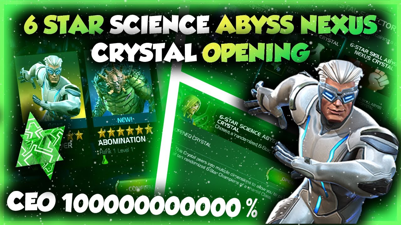 SCIENCE ABYSS NEXUS CRYSTAL OPENING!!! | Marvel Contest of Champions ...