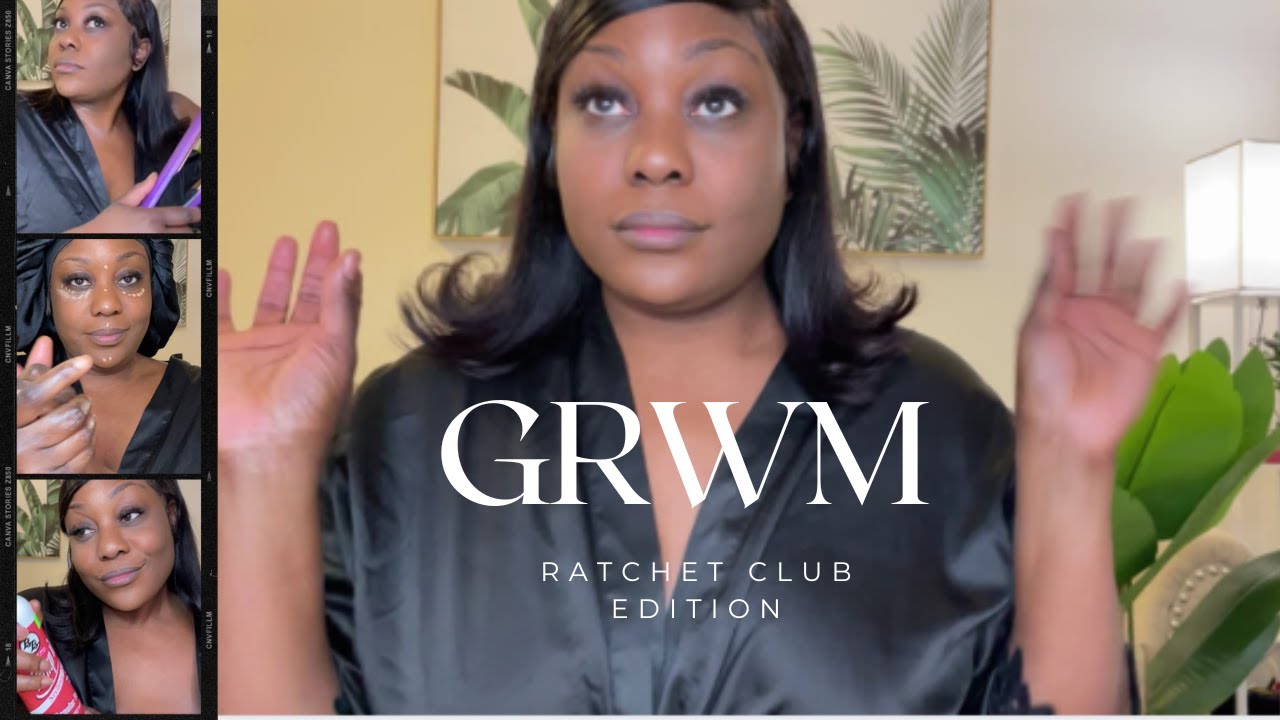 GRWM for a Night Out in Atlanta//My Friend's Ratchet Birthday//Make Up ...