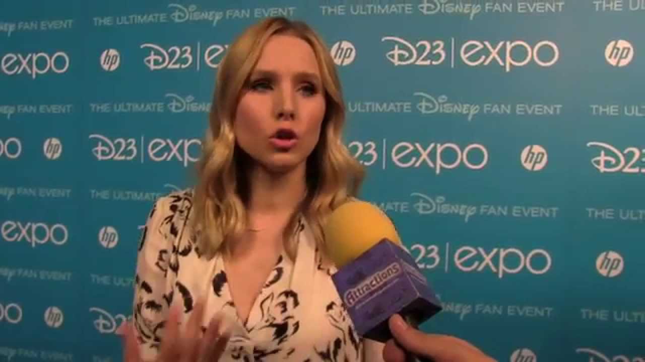 Kristen Bell Interview about playing Anna in Disney's Frozen - D23 Expo ...