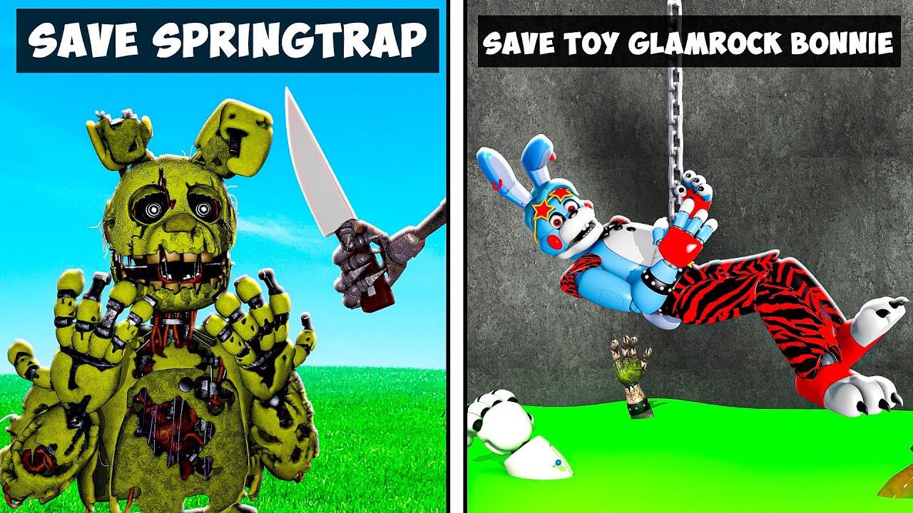 Save TOY GLAMROCK BONNIE or SPRINGTRAP in VRCHAT - YouTube